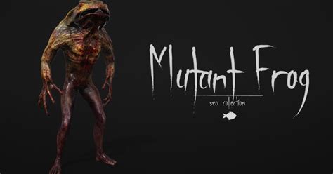 Mutant Frog Horror Sea Creatures Collection Characters Unity
