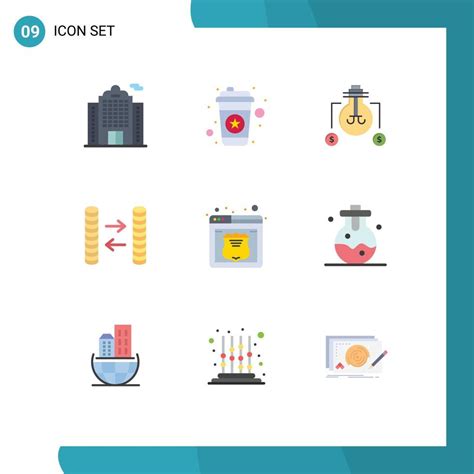 Universal Flat Colors Set For Web And Mobile Applications Web Security Idea Hosting Exchange