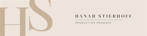 Hannah Stierhoff Production Manager Linkedin