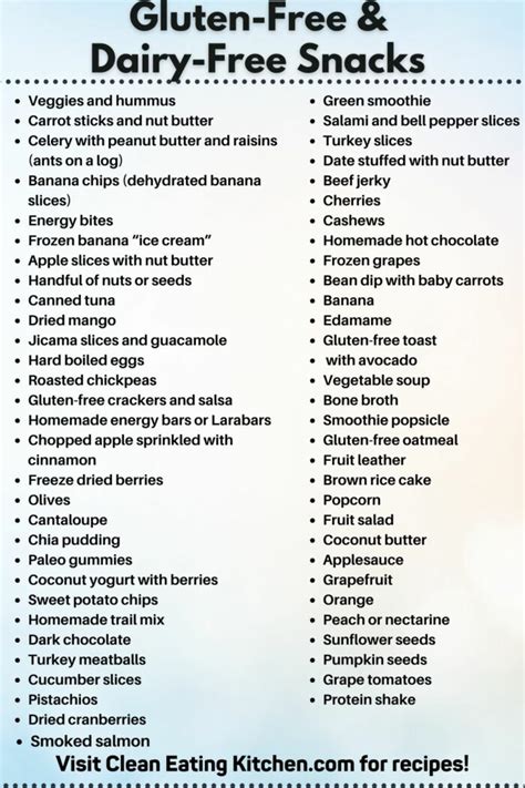 65 Gluten Free And Dairy Free Snacks Free Pdf Download