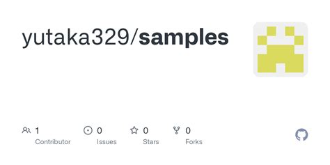 Github Yutaka Samples