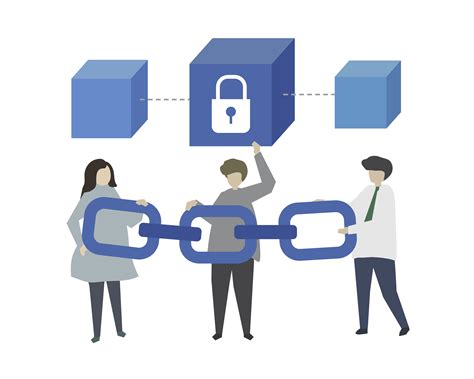 Blockchain Technology And Cryptocurrency Illustration Download Free Vectors Clipart Graphics