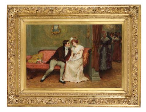 Bonhams George Sheridan Knowles Ri Rba Roi Rca British 1863 1921 The Proposal