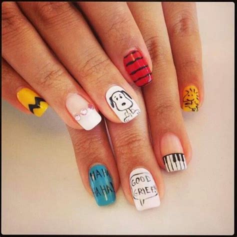 Pin By Lynette Sweeney On Nail Ideas Snoopy Nails Anime Nails Hair