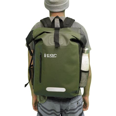 Waterproof Dry Backpack 40l Green Cor Surf Touch Of Modern