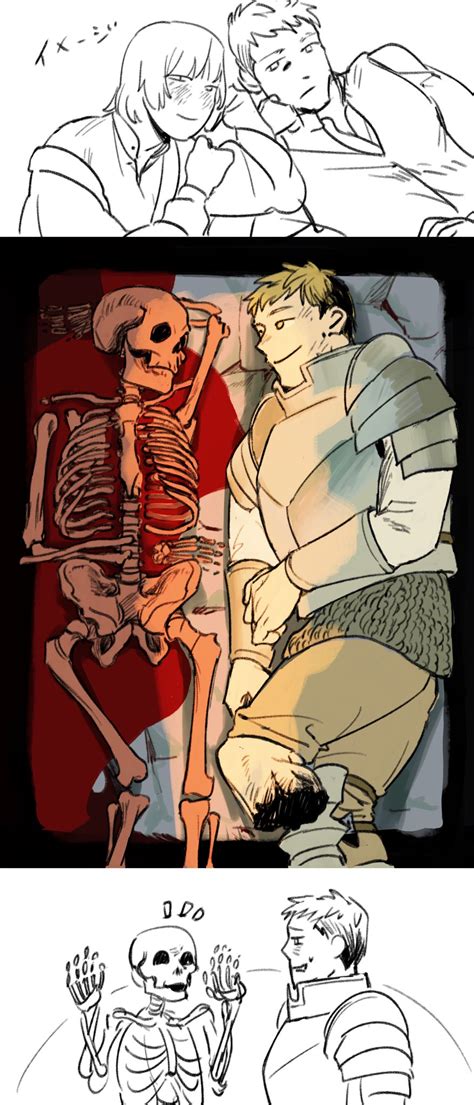 Laios Touden Falin Touden And Falin Touden Dungeon Meshi Drawn By Musimusir Danbooru