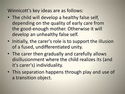 overview of object relations and attachment theories pptx