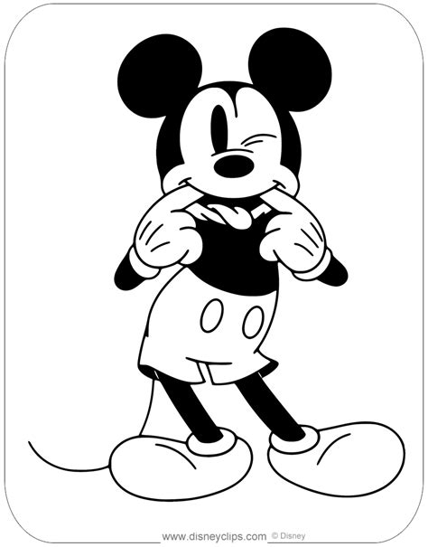 Classic Mickey Mouse Coloring Pages Mickey Mouse Coloring Pages Mickey Coloring Pages Mickey