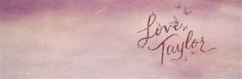 Taylor Swift Cursive Love
