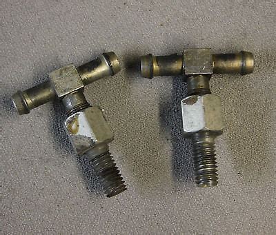 Vintage Mercury Outboard Fuel Gas Line T Fittings Connections Barbed T