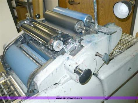 Am Multilith Offset Printing Press No Reserve Auction On Wednesday