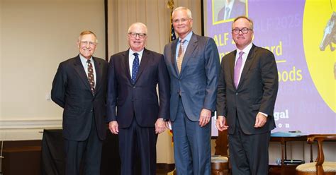 Alf Honors Exxonmobil Chairman And Ceo Darren W Woods At 35th Annual