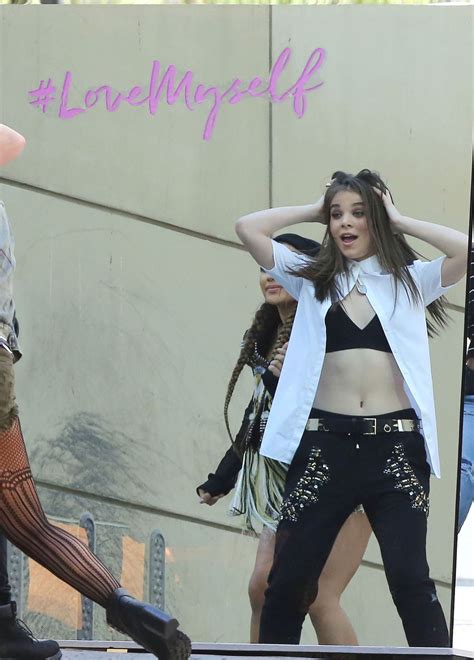 Hailee Steinfeld On The Set Of Her Love Myself Music Video In Los Angeles Hawtcelebs