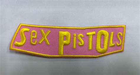 Candd Visionary Sex Pistols Yellow Logo Patch Pink Yelllow