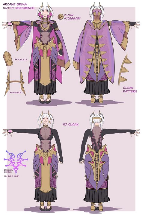 Arcane Grima Outfit Sheet Commission By Me Rfireemblem