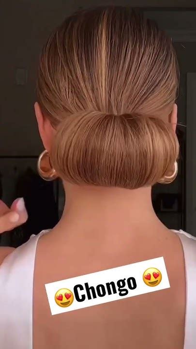 Cómo Hacerte Peinado En Chongo 😍peinadosfaciles Peinados Chongo