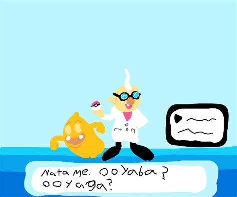 Professor E Gadd If He Was A Pokemon Prof Drawception