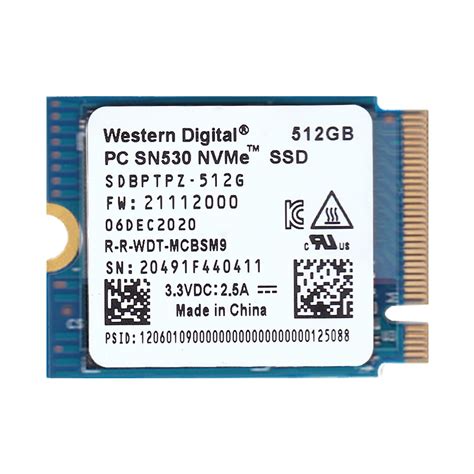 Ổ cứng SSD Western Digital SN530 PCIe Gen3 x4 NVMe M.2 2230 512GB ...