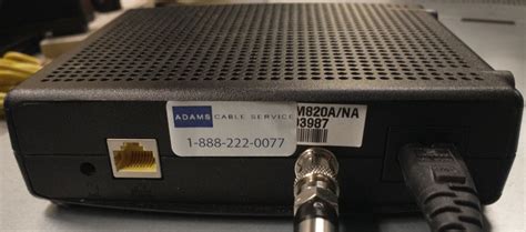 Cable Modem Back