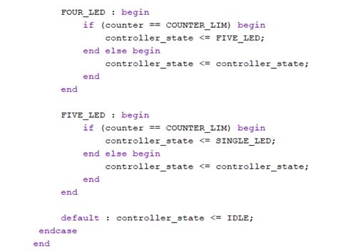 Can Anybody Please Explain Why My State Machine Is Not Working Rfpga