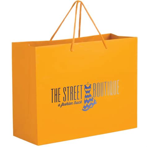 Matte Laminate Euro Tote 13 X 10 Inches Custom Tote Bags