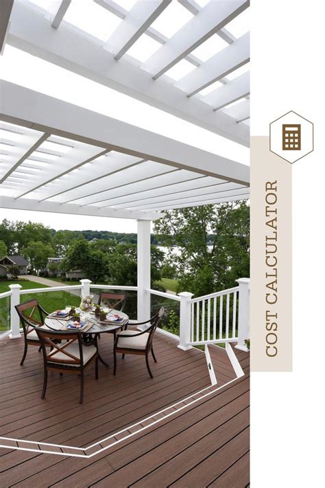 Decking Cost Calculator Patio Deck Designs Deck Cost Azek Decking