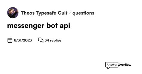 messenger bot api theo s typesafe cult