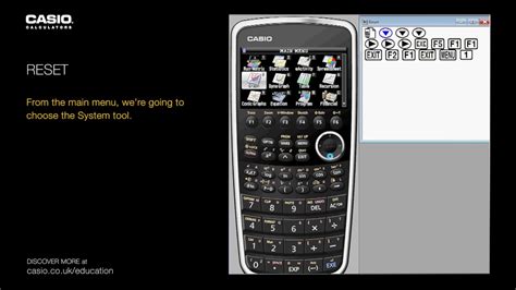Casio Fx CG Calculator Reset Instructions YouTube