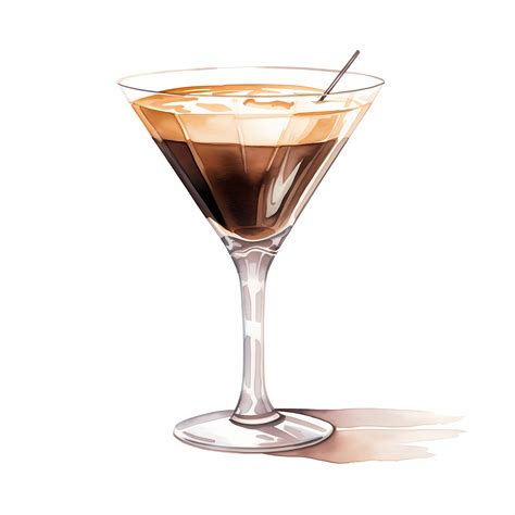 Espresso Martini Clipart Coffee Martini Cocktail Images 10 Watercolor