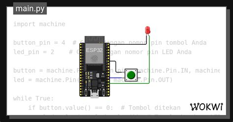 Buttonn Copy Micropython Wokwi ESP32 STM32 Arduino Simulator