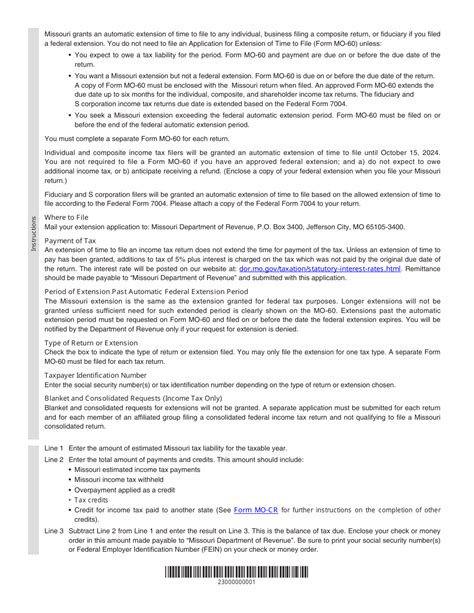 Form Mo 60 Download Fillable Pdf Or Fill Online Application For