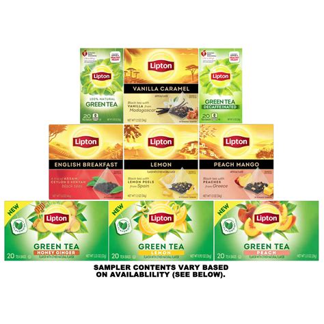 Lipton Tea Sampler Send Me Tea