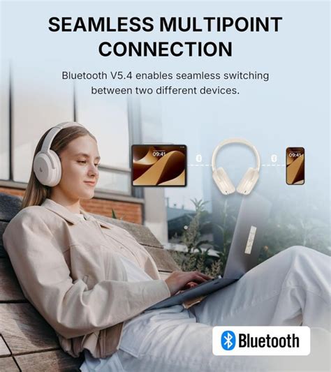 Edifier Wh700nb Pro Wireless Over Ear Headphones With Active Noise Cancellation Hi Res Audio