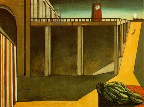 Gare Montparnasse The Melancholy Of Departure 1914 Giorgio De