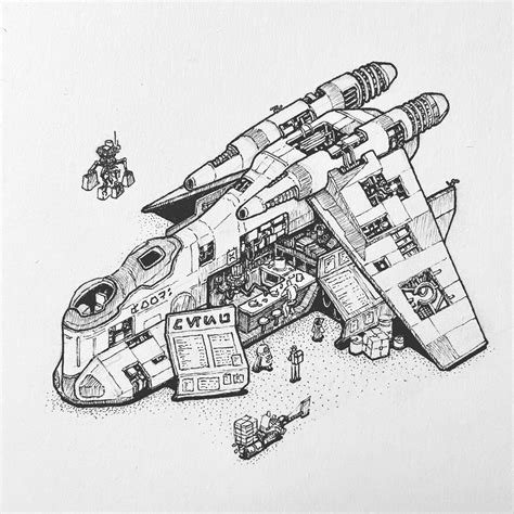 Republic Gunship Coloring Pages 2025