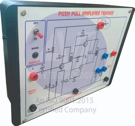 Analog Push Pull Transistor Amplifier Trainer Model Namenumber Av