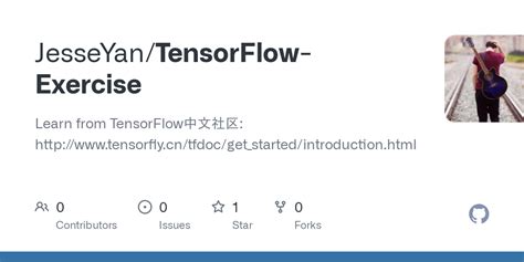 Github Jesseyantensorflow Exercise Learn From Tensorflow中文社区