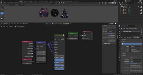 artstation fast sky endless space shader with custom parameters