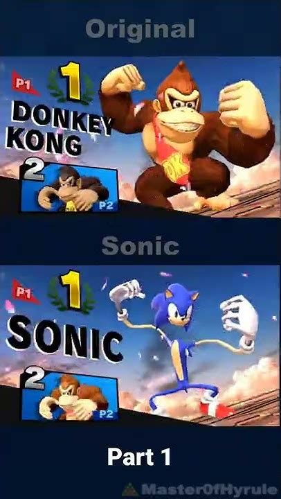 Sonic Copies Smash Bros Ultimate Victory Animations Part 1 Youtube
