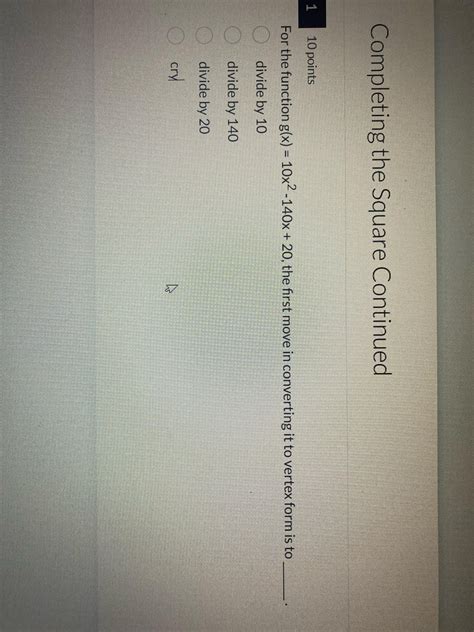 Completing The Square Algebra 2 Highschool Rhomeworkhelp