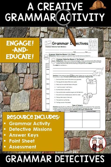 Grammar Worksheets And Activities Upper Elementary Resources Grammar