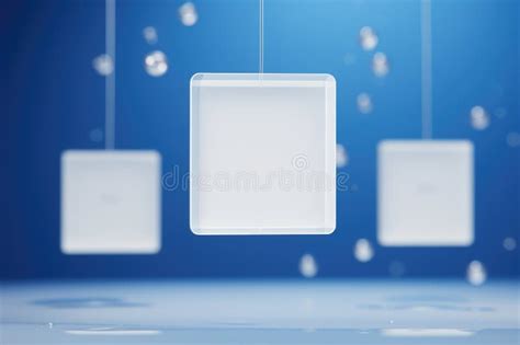 Group Of Square Objects Suspended In Mid Air Versatile Image Suitable For Various Projects
