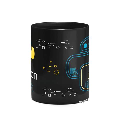 Caneca Dev Python New Preta Fun Geek Store