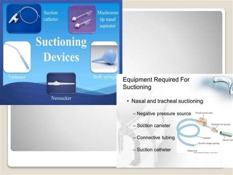Suctioning Procedure Pptpptx Lung And Respiratory Health Diseases