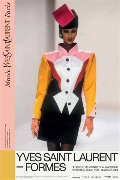 Exposição Yves Saint Laurent Formas E Formatos Musée Yves Saint Laurent Paris