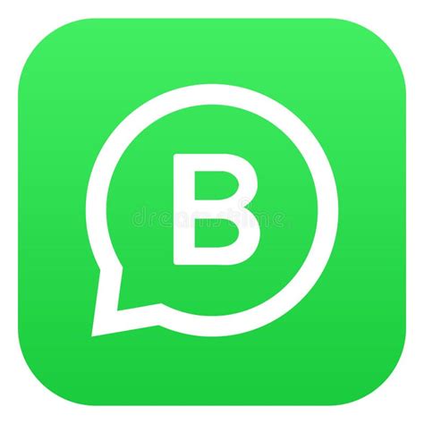 Square Whatsapp Business Logo Isolated On White Background Editorial
