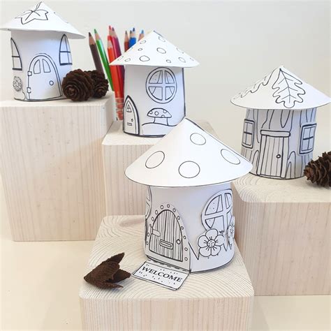 Free Printable Fairy House Template Free Printables