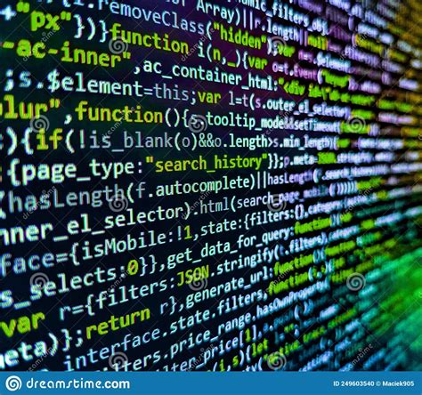 Website Development Software Developer Programming Code On Computer