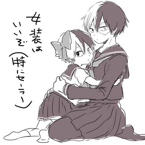 13 Todoroki Uke Ideas My Hero Academia Manga Anime Boy Maid Outfit