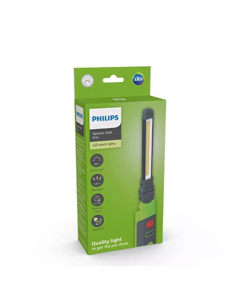 Lámpara De Mano Xperion 3000 Slim 500lm Ik07 Ip20 Con Imán Leonleds